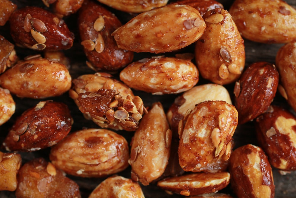 Honey Roasted Almonds with Sesame | Air Fryer